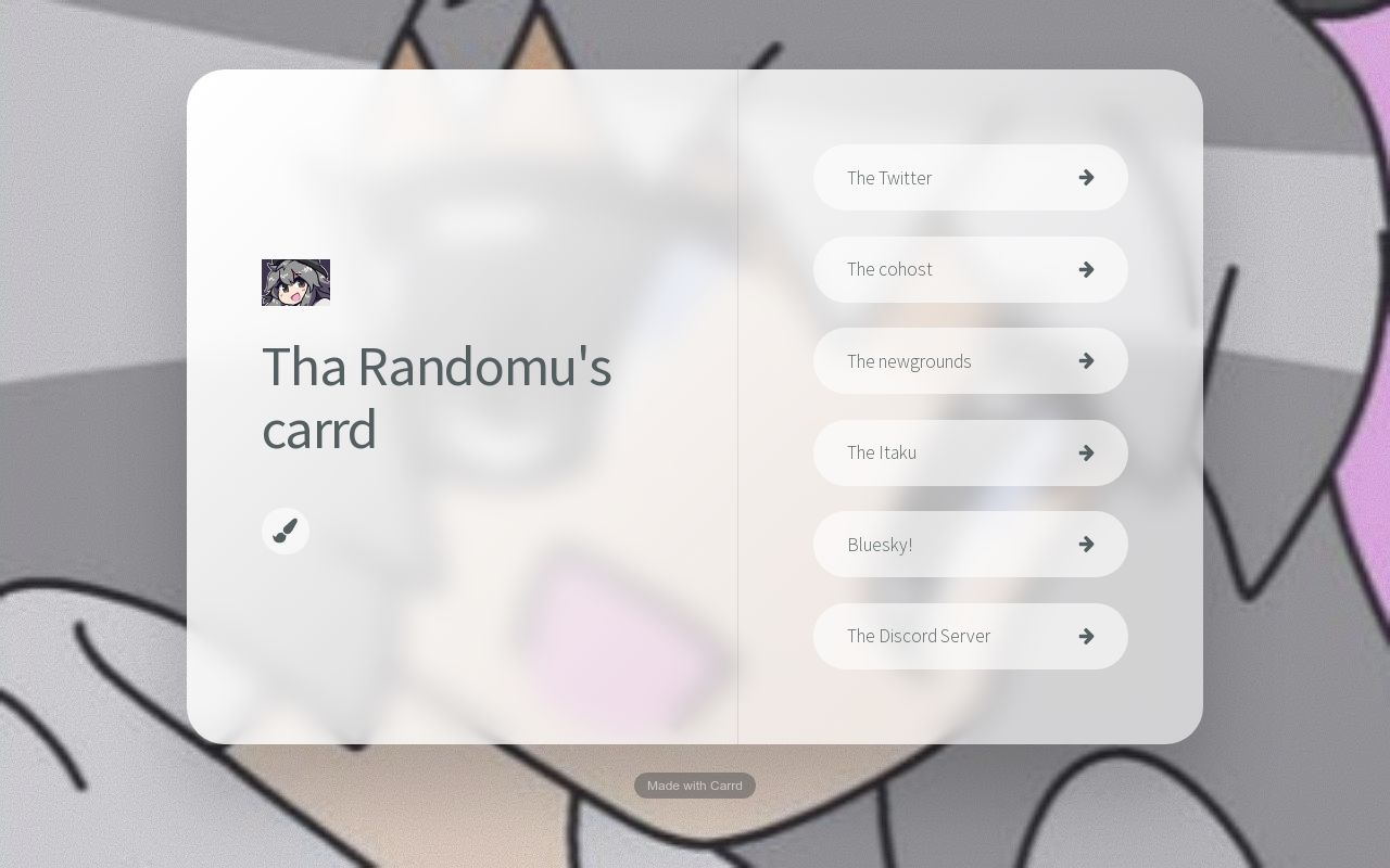 ThaRandomu's carrd